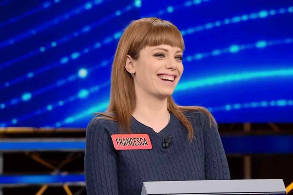 Francesca Paoletti, il verso giusto a L'Eredità: social scatenati, "è identica a lei"